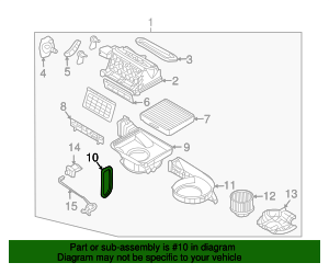 97131-4D000 - Upper Case Seal 2006-2014 Kia Sedona | Kia.Parts Store