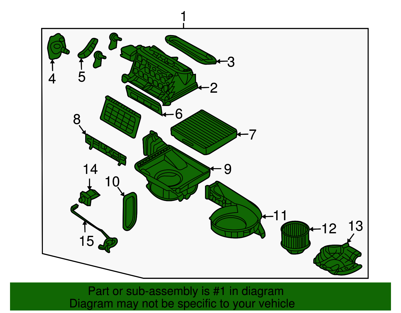 2006-2010 Kia Sedona | Blower Assembly | 97200-4D100 | Kia Auto Parts