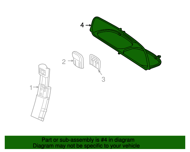 209-860-01-74-9C19 - Deflector Assembly 2004-2009 Mercedes-Benz ...