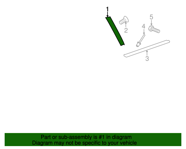251-670-01-87 - Body Trim Molding 2006-2012 Mercedes-Benz ...
