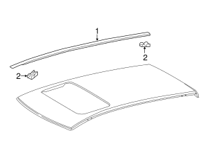 2016-2022 Lexus Drip Molding 75555-0E080 | OEM Parts Online