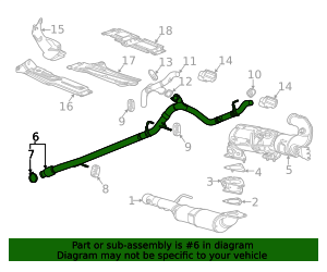 2023 GM Muffler & Pipe 87829083 | QuirkParts