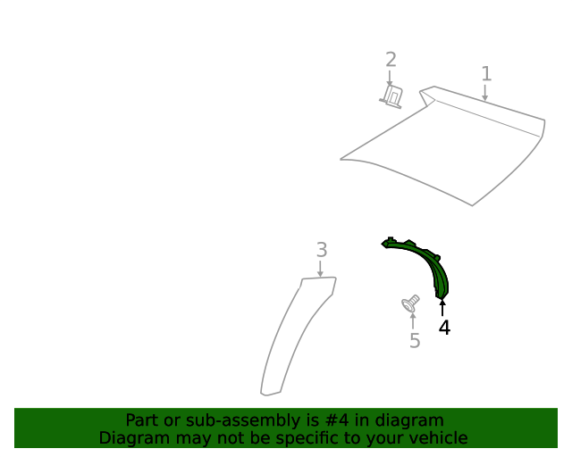 Genuine OEM Deflector Part# LR092698 Fits 2018-2023 Land Rover Range ...