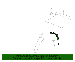 Genuine OEM Deflector Part# LR092697 Fits 2018-2021 Land Rover Range ...