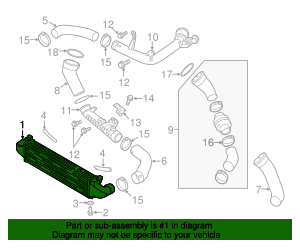 2015-2018 Volvo Inter-Cooler 31474506 | TascaParts.com