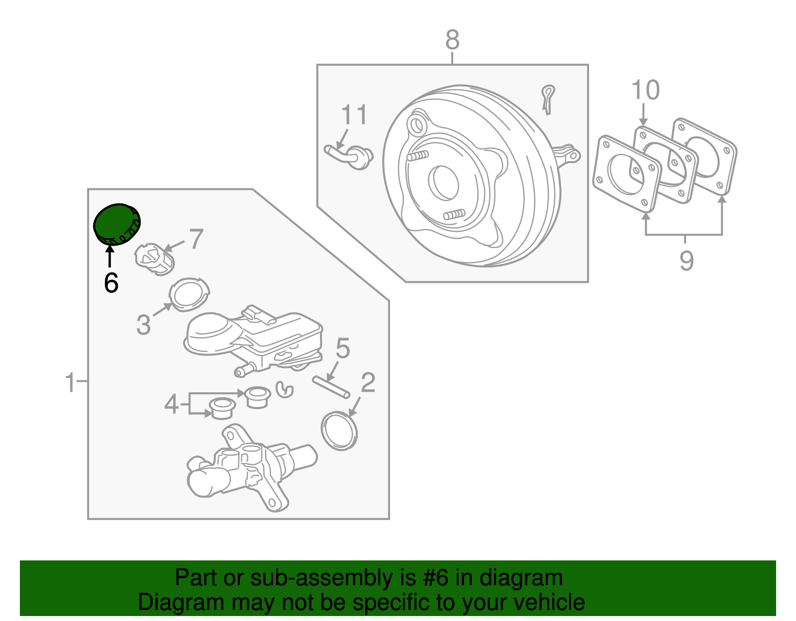 4627A064 - Reservoir Cap 2003-2015 Mitsubishi | Mitsubishi Direct Parts