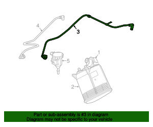 2014-2015 Mopar Vacuum Harness 68189075AE | AutoNationParts.com