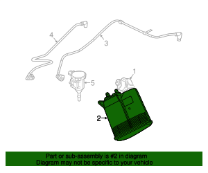 2011-2022 Mopar Canister 68322223AE | Mopar Parts Canada