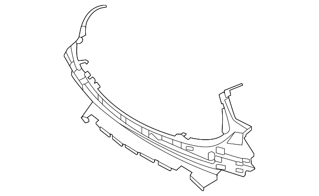 2020-2023 Mercedes-Benz Bumper Cover Support 253-885-87-03 | MB OEM Parts