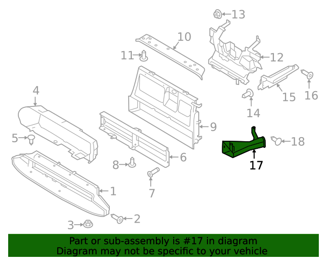 2019-2023 Jaguar I-Pace Cooling Duct T4K1623 | JaguarParts.com