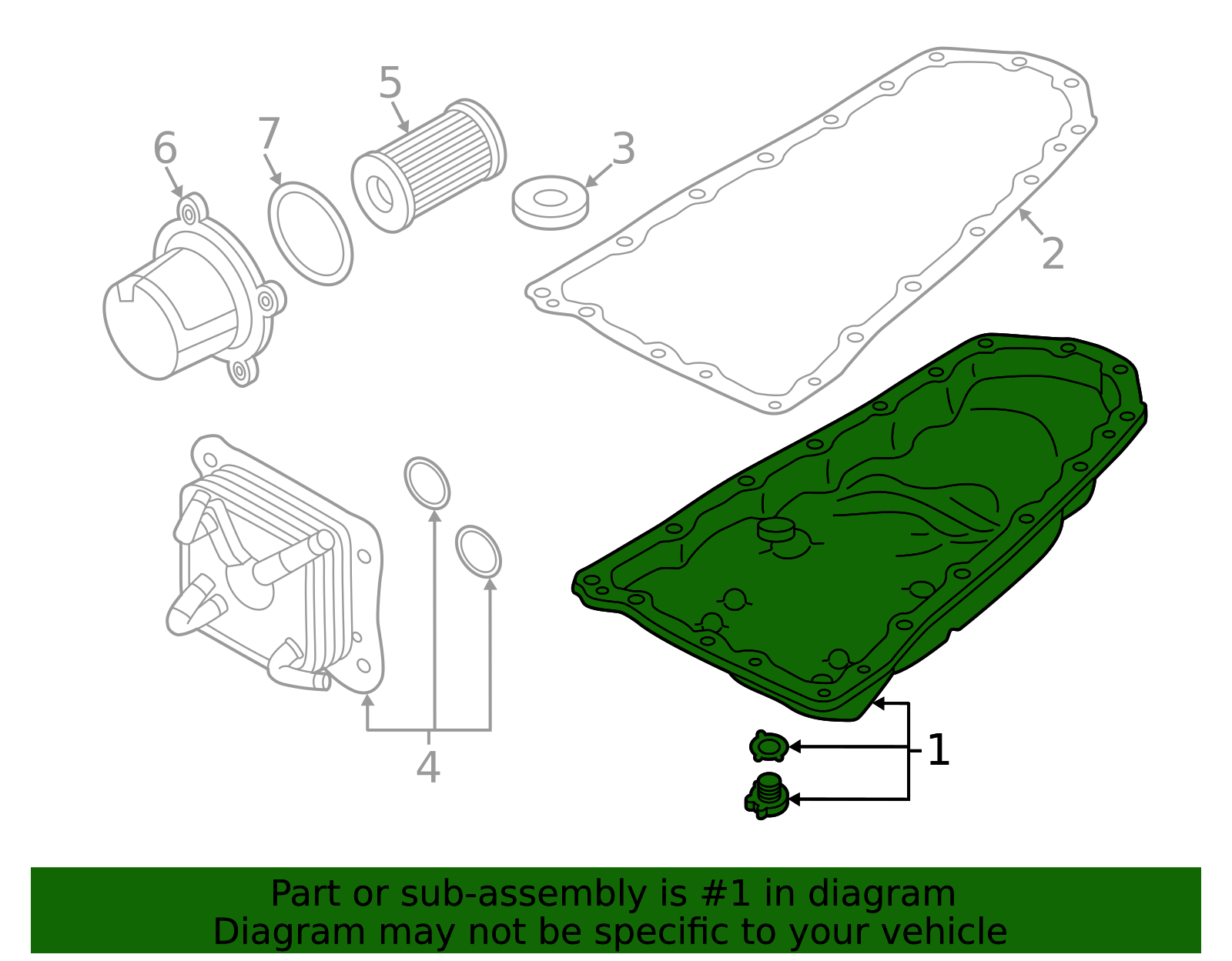 2019-2025 Nissan Oil Pan 31390-28X0E | OEM Parts Online