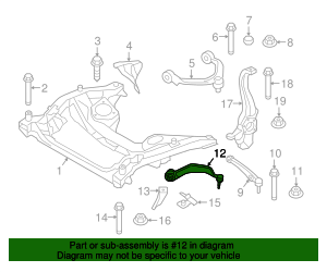 31-10-6-861-161 - Lateral Arm 2017-2022 BMW | AutoNationParts.com