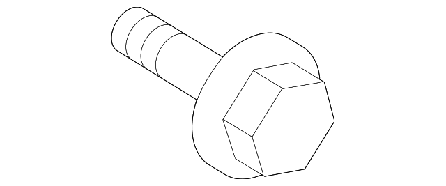2008-2020 Nissan Sash Channel Bolt 01121-N6211 | TascaParts.com