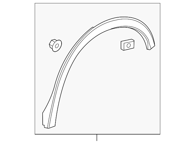84639215 GM Wheel Opening Molding | GM Parts Store