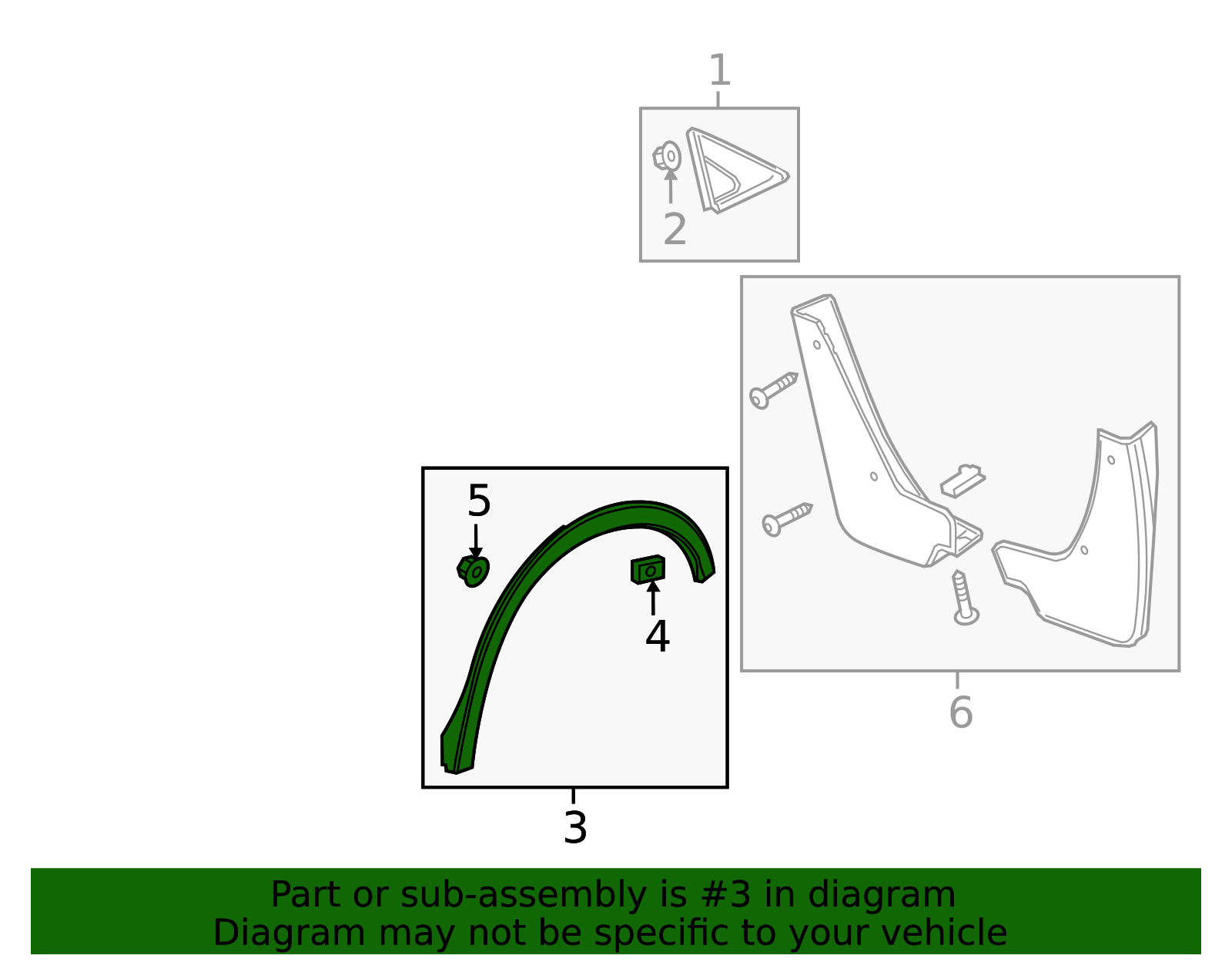 42862200 - F Molding 2024-2025 Cadillac XT4 | Gateway Buick GMC Parts