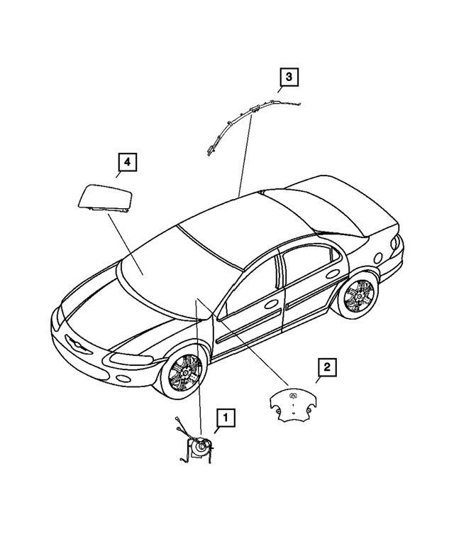 2007 Chrysler Sebring Clock Spring 5156138AC | Mopar Estores