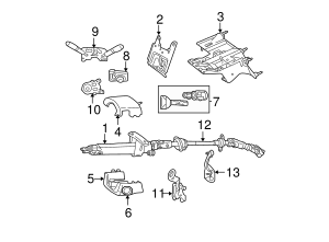 2000-2007 Mopar Ignition Switch 4793576AC | TascaParts.com
