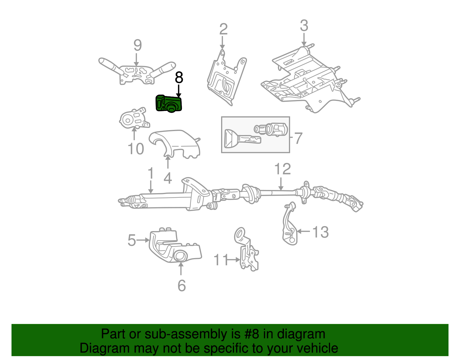 2000-2007 Mopar Ignition Switch 04793576AC | Mopar Parts Canada