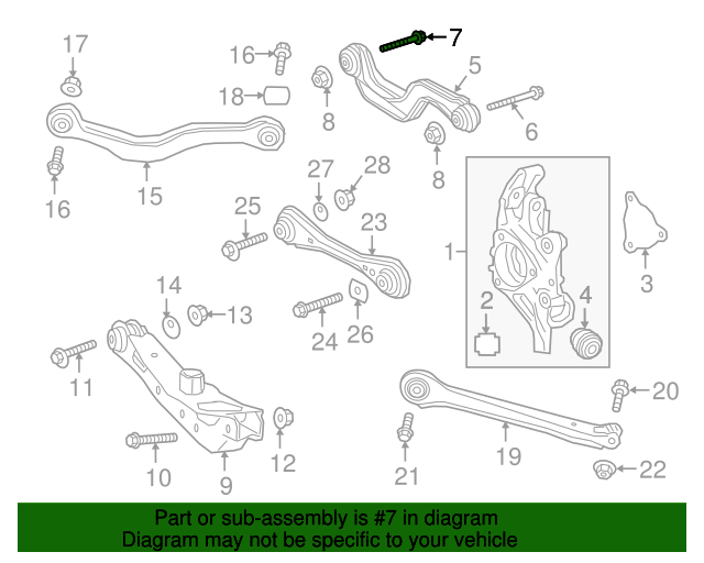 2010-2024 GM M12x1.75x80.9 Multi-Purpose Bolt 11609598 GM ...