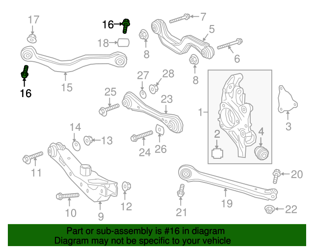2013-2024 GM M12x1.75x70 Multi-Purpose Bolt 11610908 GM | GMPartsDirect.com