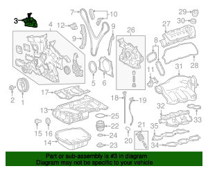11322-31021 - Engine Timing Cover 2005-2018 Toyota | Longo Toyota Parts