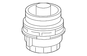 2005-2018 Toyota Engine Oil Filter Housing 15620-31060 | Toyota Parts ...