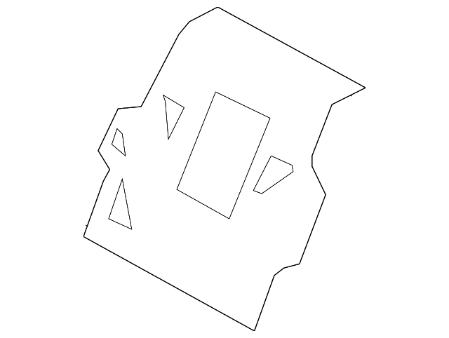 2013-2017 Lexus LS460 Partition Panel 64206-50080 | OEM Parts Online