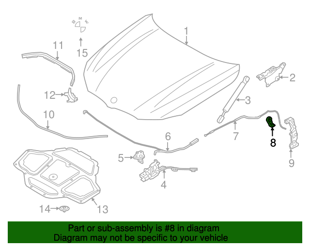 51-23-7-410-656 - Release Lever - 2016-2022 BMW | Buy BMW Parts Now