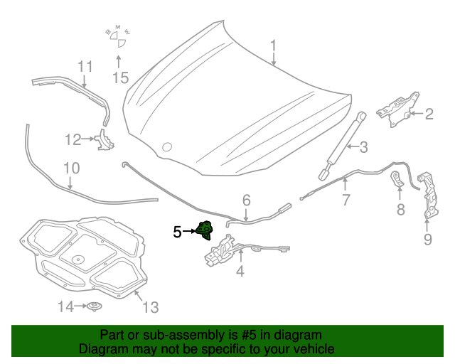 51-23-7-347-412 - Striker Assembly - 2016-2021 BMW | BMWPartsHub