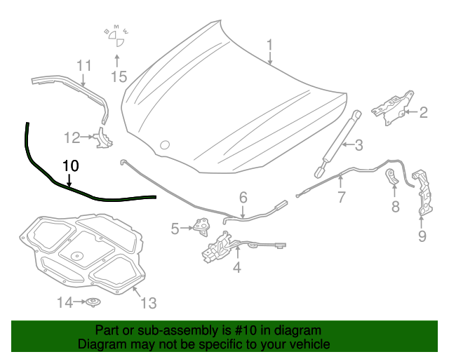 51767349599 - 2017-2022 BMW Front Seal (51-76-7-349-599) | BMW of South ...