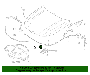 51-23-7-347-412 - Striker Assembly - 2016-2021 BMW | BMWPartsHub