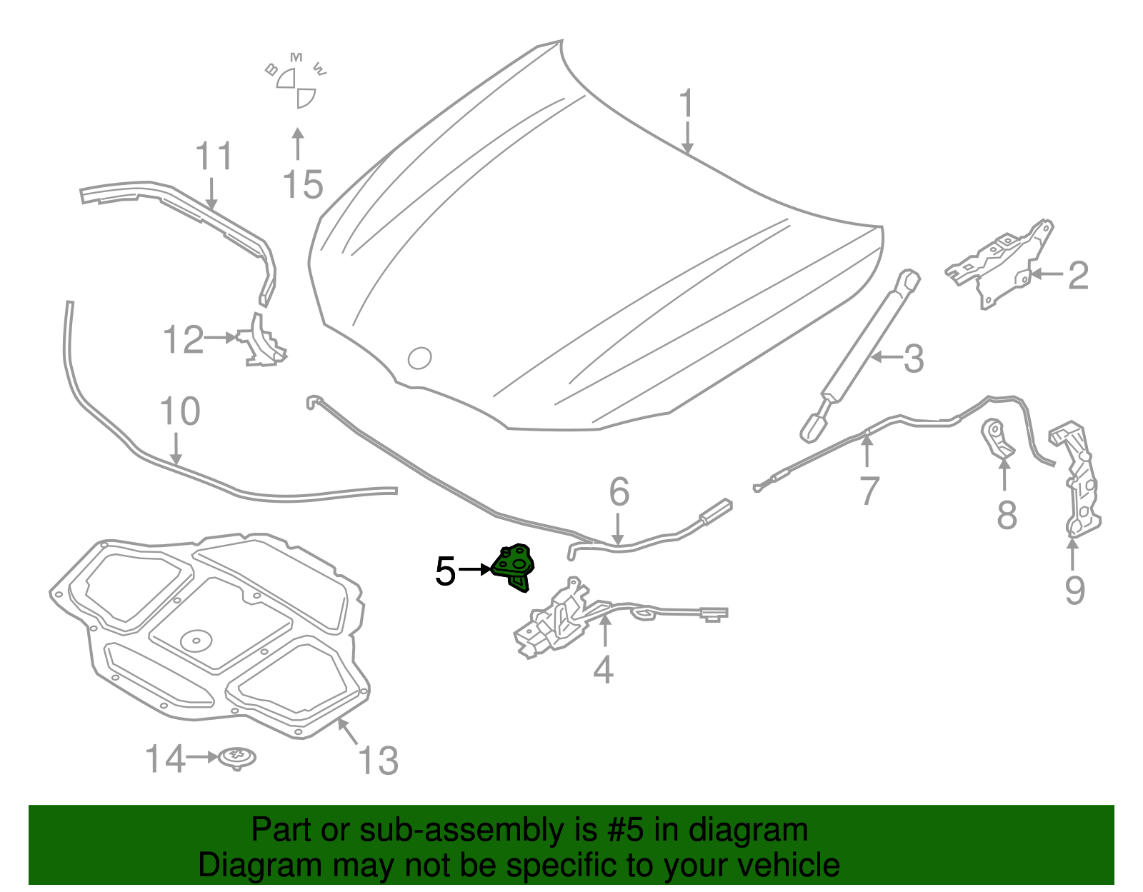 2016-2025 BMW Striker Assembly 51-23-7-347-412 | BMW Parts Online Hub