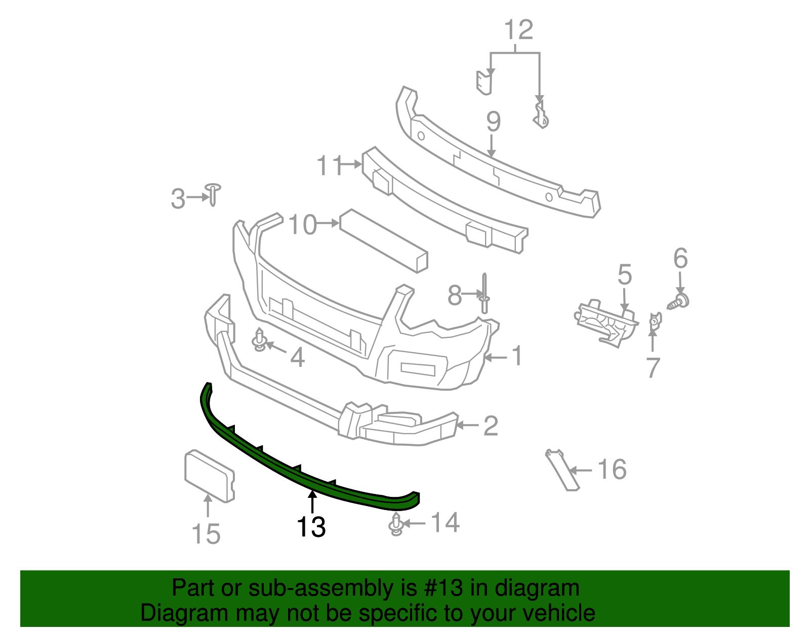 2006-2010 Ford Valance 6L2Z-17626-AAA | TascaParts.com
