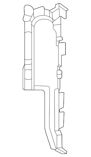 2020-2024 Mercedes-Benz Side Baffle 1675054900 | MBN Parts