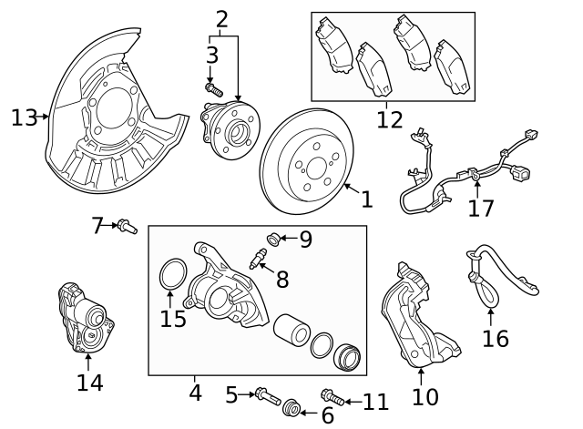 2015-2022 Lexus Actuator Seal 90015-AH005 | OEM Parts Online