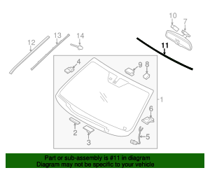 2016-2020 Kia Sorento OEM NEW 2016-2020 Kia Sorento Sport Windshield ...