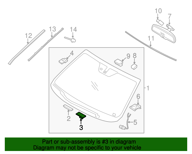 2009-2021 Kia OEM NEW 2009-20 Kia Forte Rio Sedona Rear Window Stopper ...