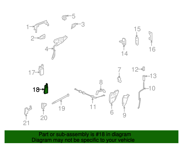 221-730-12-37 - Hinge 2007-2013 Mercedes-Benz | Mercedes-Benz USA Parts