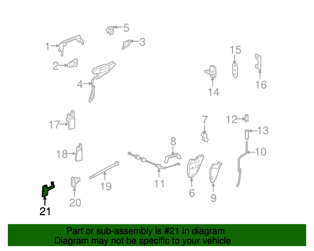 221-730-01-14 - Check Strap Bracket 2007-2013 Mercedes-Benz | Mercedes ...