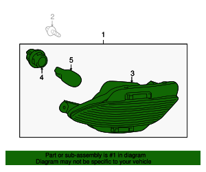 81490-0E010 - Side Marker Light 2010-2015 Lexus | AutoNationParts.com
