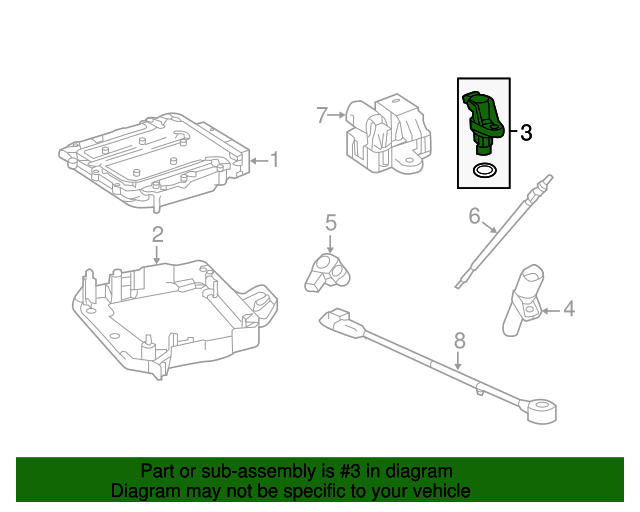 651-905-01-00 - Engine Camshaft Position Sensor 2013-2022 Mercedes-Benz ...