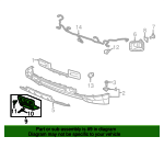 2015-2019 Chevrolet Anthracite Front License Plate Bracket 22774440 GM ...