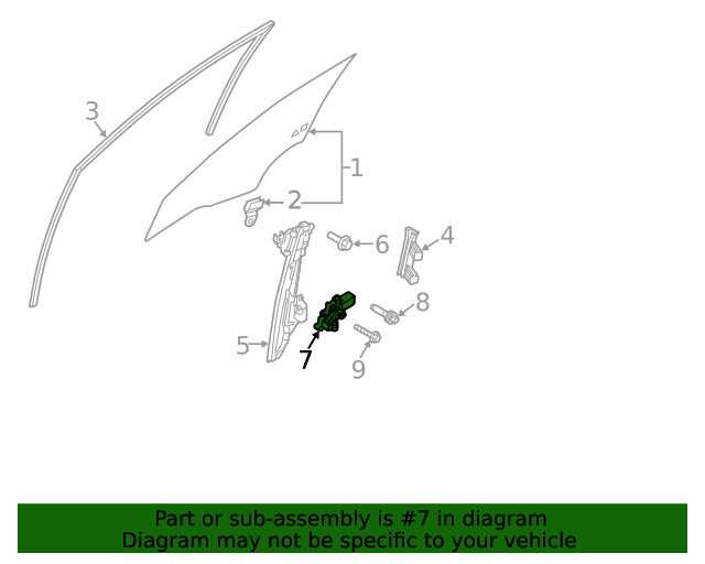82450-J9010 - Power Window Motor 2018-2023 Hyundai | AutoNationParts.com