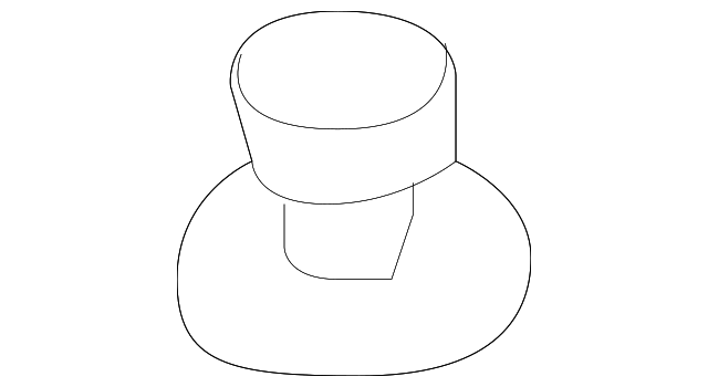 2006-2013 Volvo C70 Carpet Clip 8641613 | TascaParts.com