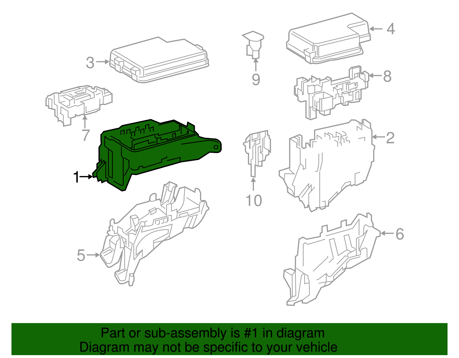 2016-2018 Toyota RAV4 Fuse & Relay Box 82741-48090 | Retail Performance ...