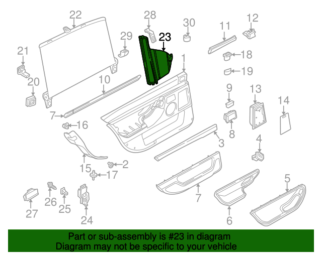 51168225582 - 1995-2001 BMW Sunshade (51-16-8-225-582) | BMW of South ...
