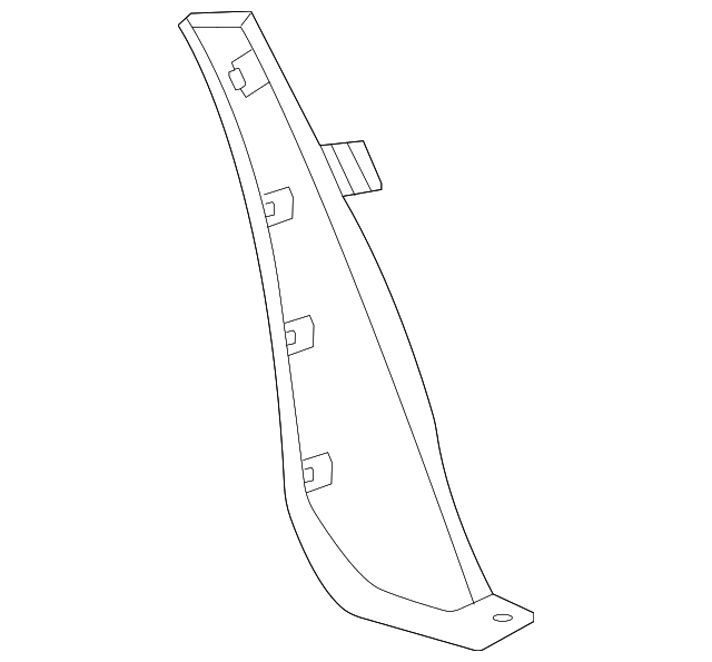 2020-2025 Chevrolet Corvette Black Rear Driver Side Wheel Opening ...