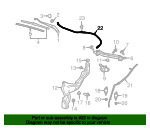 2018-2024 GM Windshield Washer Nozzle Hose 84173009 GM | GMPartsDirect.com