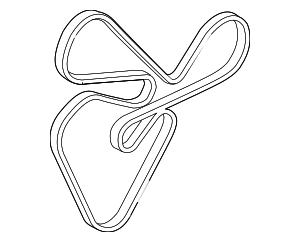 2006-2013 Kia Serpentine Belt 2521225000 | Retail Performance Auto Parts