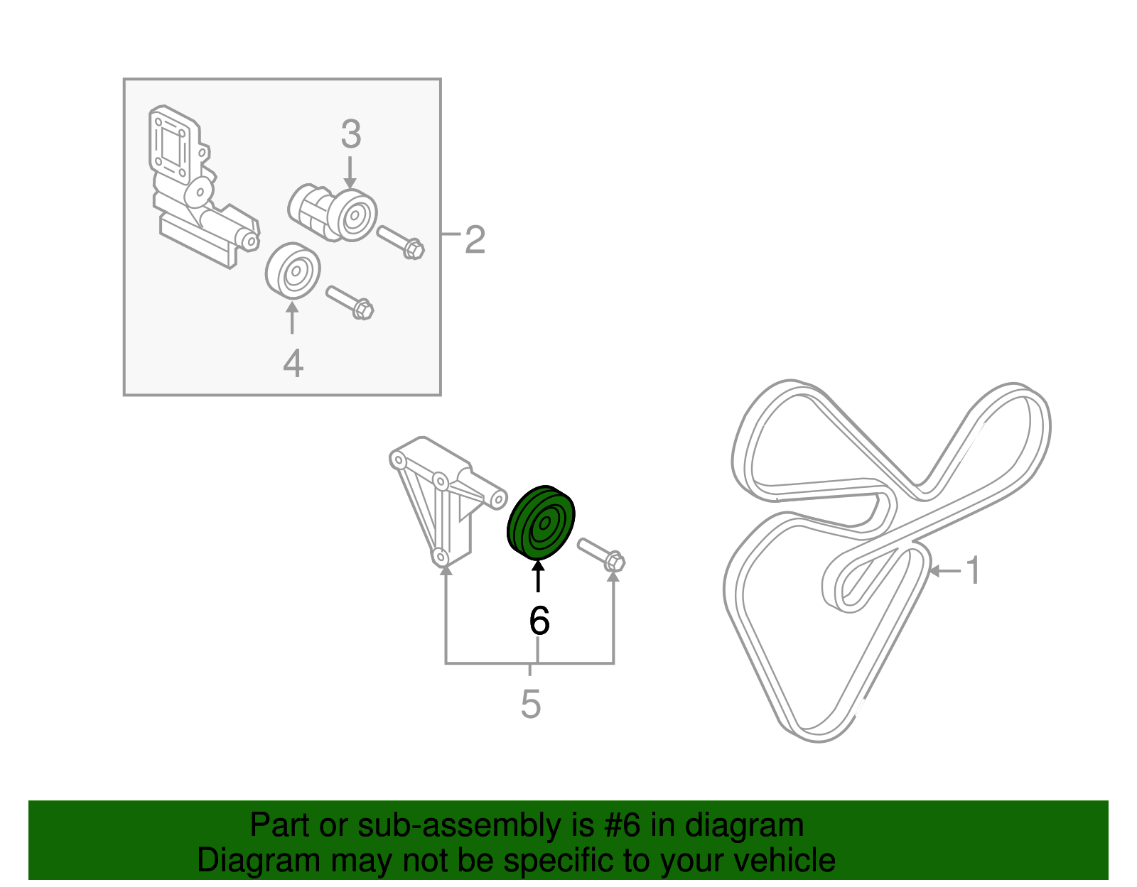 25289-25000 - Idler Pulley 2007-2013 Kia | Kia.Parts Store